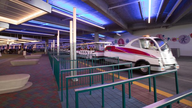 New Pedestrian Bridge Now Open, Connecting Disneyland Resort Parking to ...