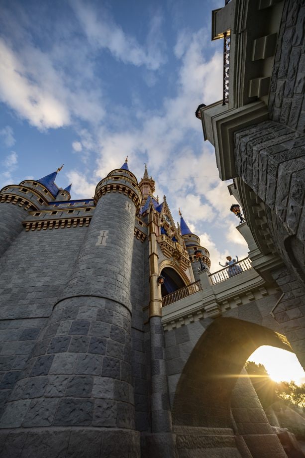 Take a Special Look at Cinderella Castle’s New Royal Colors at Magic ...