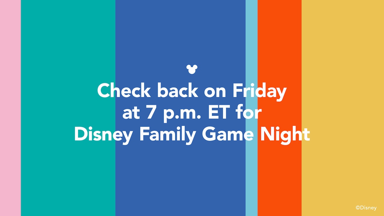 Disney Family Game Night Returns this Friday- the Walt Disney World ...