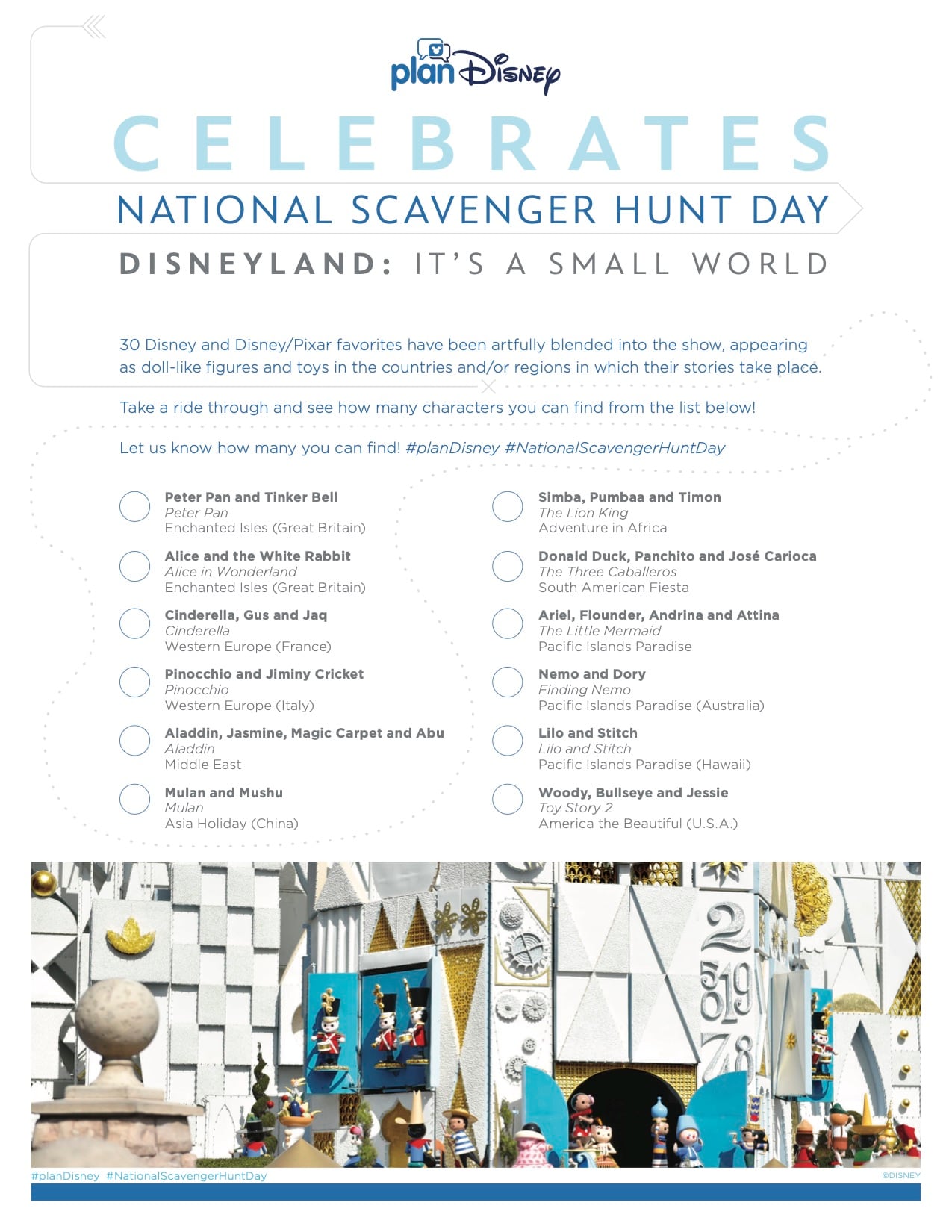 planDisney Celebrates National Scavenger Hunt Day - From The Monorail