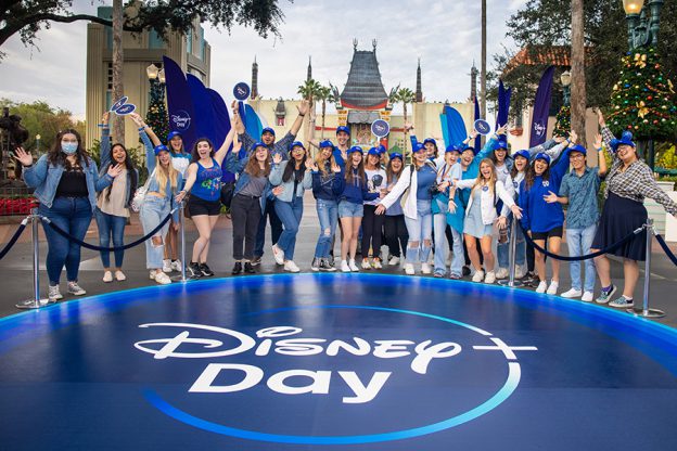 Disney+ Fans Enjoy Blue-tiful Day at Disney Parks