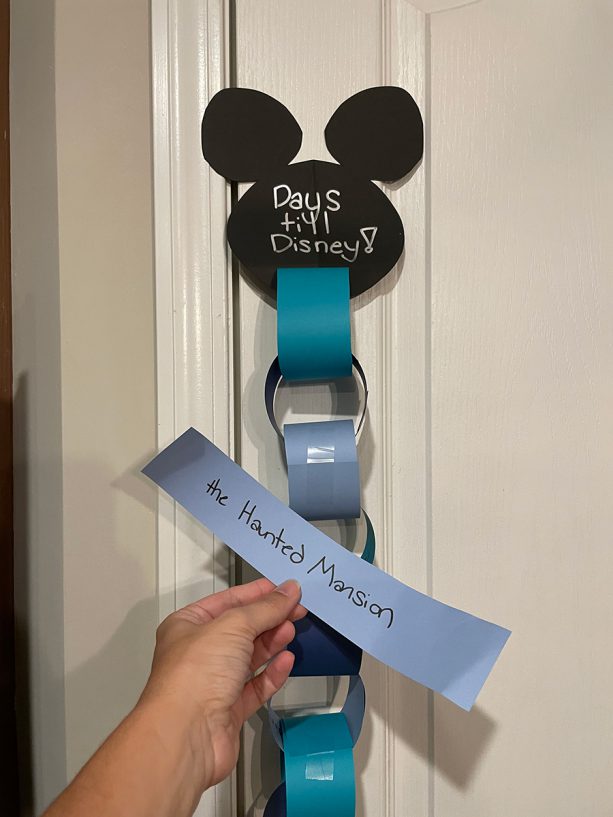 Make a DYI Countdown to Your Next Disney Vacation