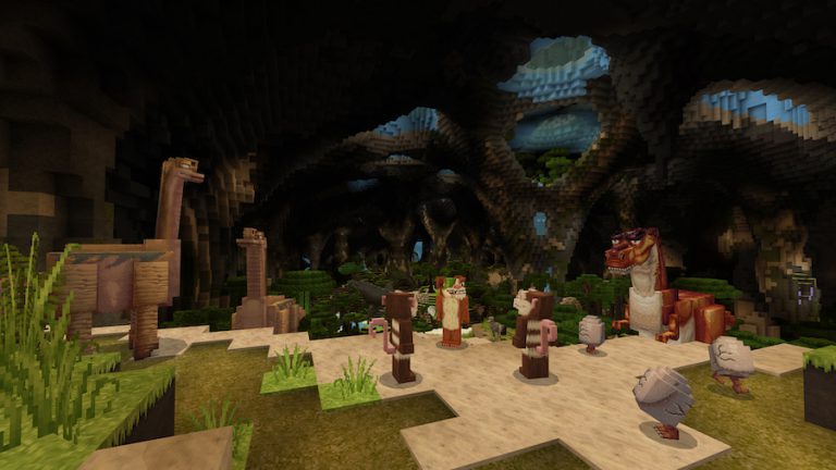 Ice Age Arrives to Minecraft | The Main Street Mouse