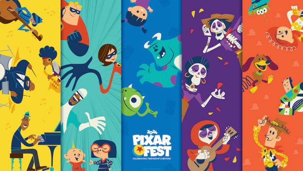 5 Pixar Fest Wallpapers with Favorite Characters | The Main Street Mouse