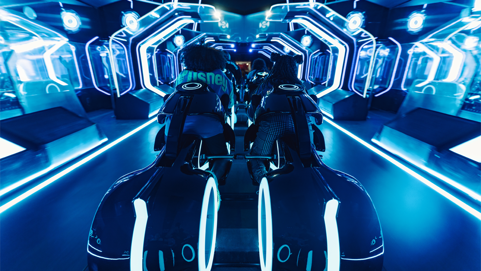 The Science Behind the Magic: TRON Lightcycle / Run | Disney ...