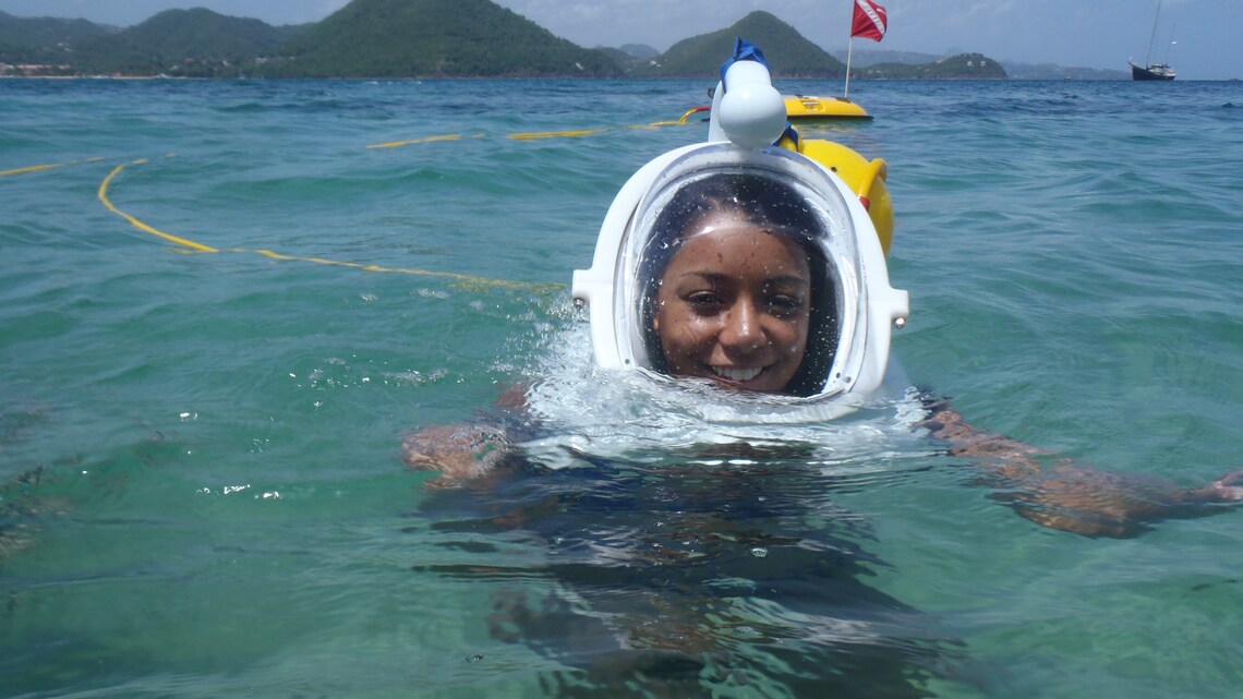 Sea Trek Helmet Diving at Pigeon Island | Disney Cruise Line