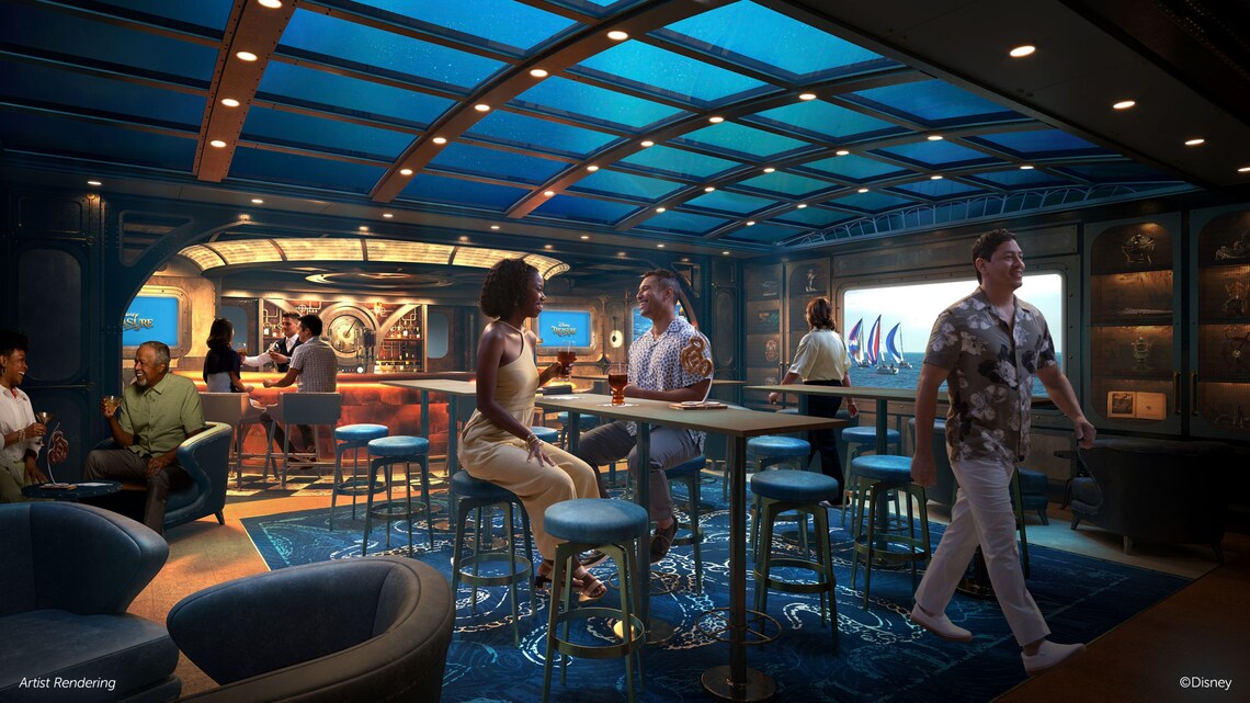 Periscope Pub on the Disney Treasure | Disney Cruise Line