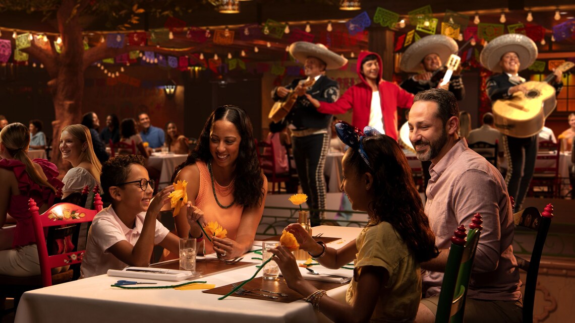 Plaza de Coco Restaurant on the Disney Treasure | Disney Cruise Line