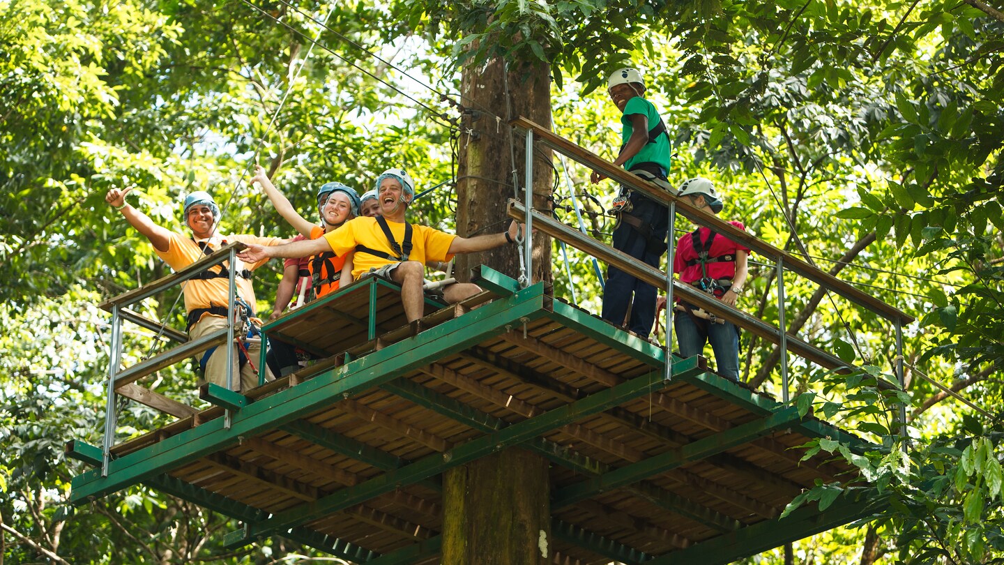 Adrena-Line Zip Lining in St. Lucia | Disney Cruise Line