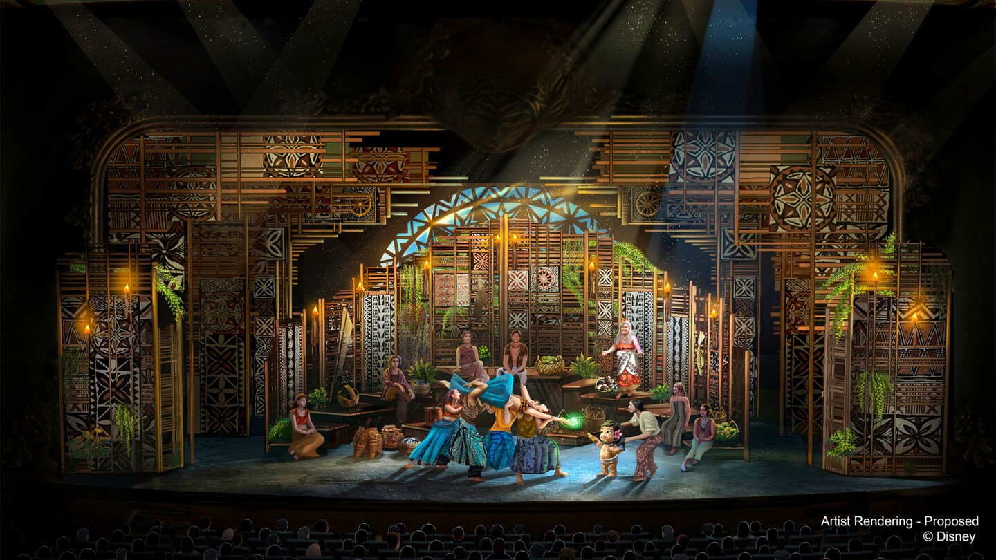 Disney Treasure's 'The Tale of Moana' Stage Show | Disney Cruise Line