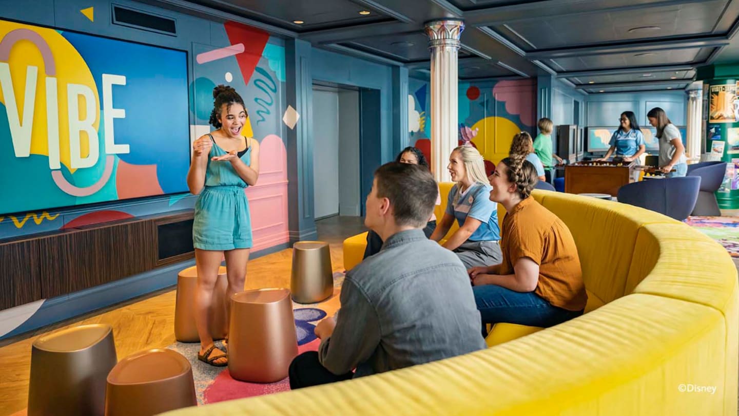 Vibe Teen Club on your Disney Cruise | Disney Cruise Line