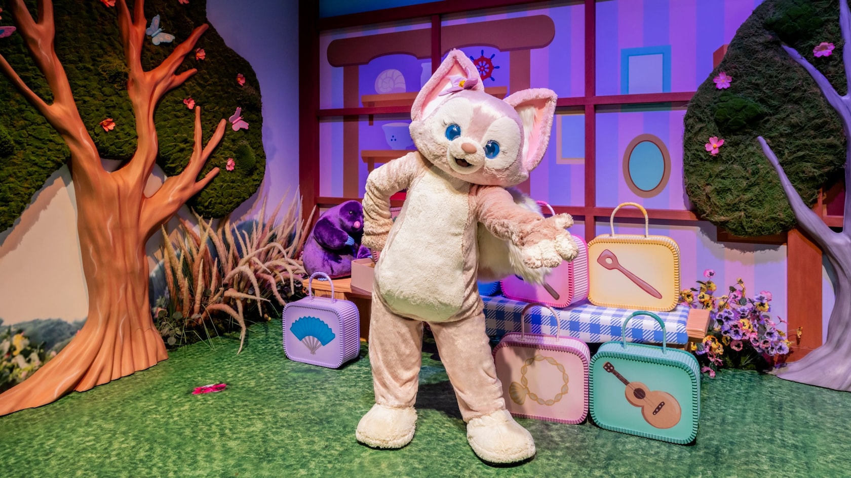 LinaBell在Duffy與好友遊玩屋和你見面 | 香港迪士尼樂園度假區