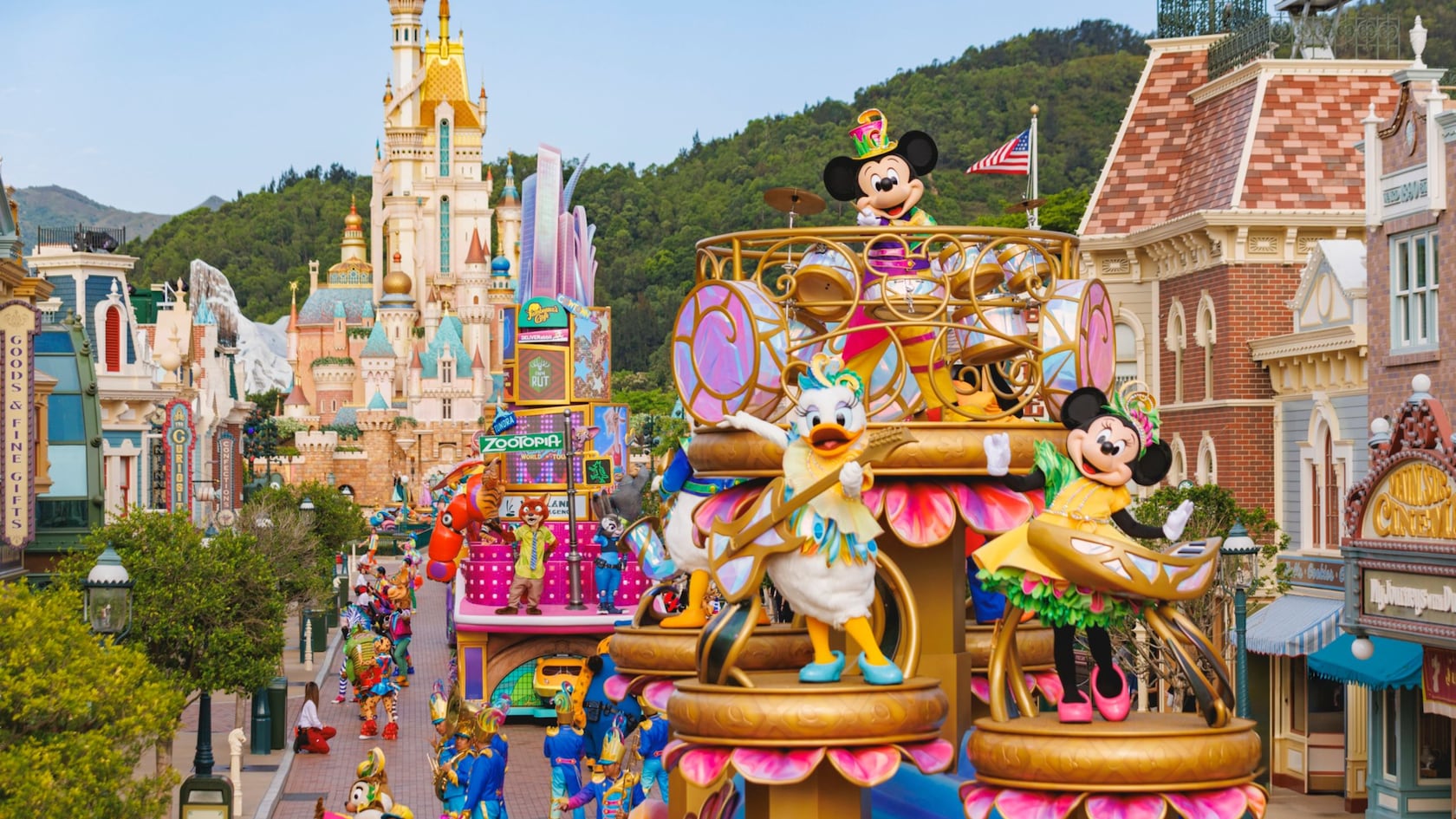 迪士尼好友巡游派对 | 娱乐表演 | 香港迪士尼乐园度假区