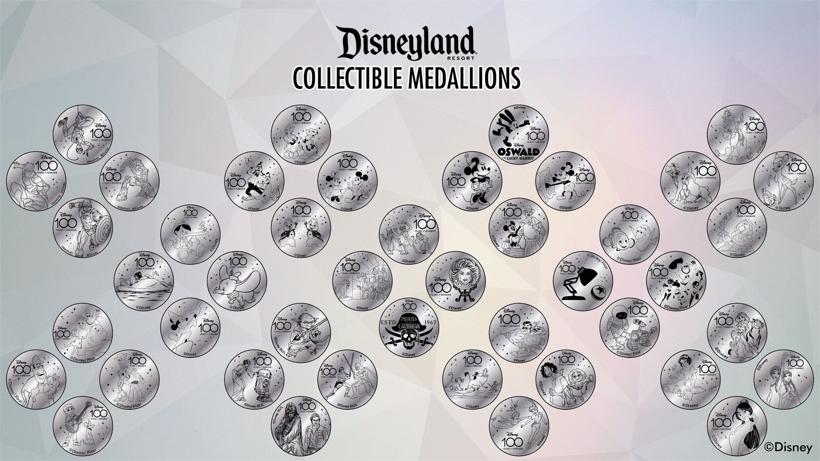 Collectible Medallions | Disneyland Resort