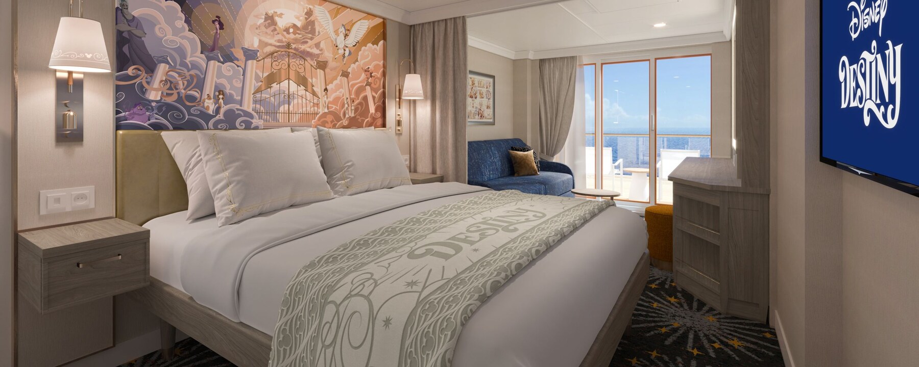 Disney Destiny Cruise Ship Rooms and Suites | Disney Cruise Line