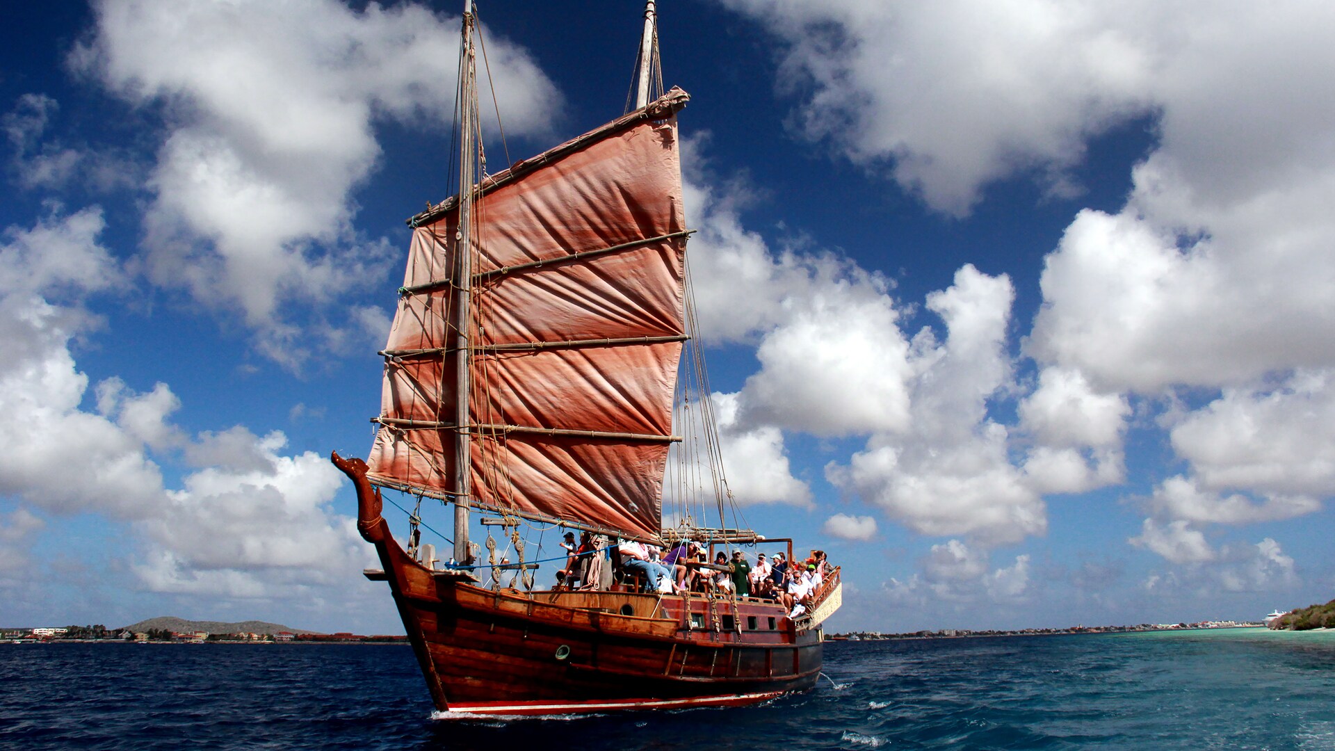 Samur Sailing Boat & Klein Bonaire Beach Day | Disney Cruise Line