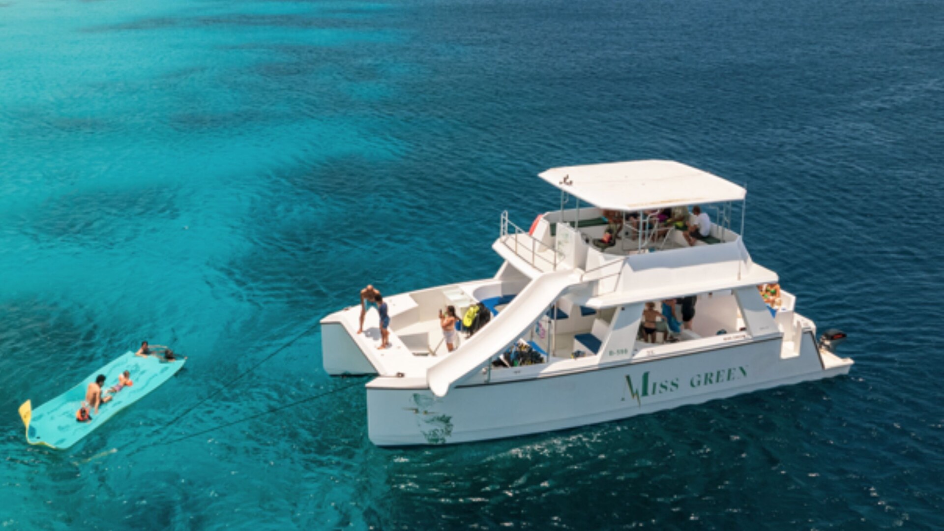 Electric Catamaran & Snorkeling Tour in Bonaire | Port Adventures ...