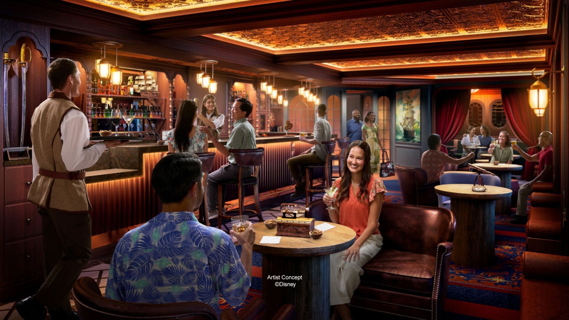 Buccaneer Bar | Disney Cruise Line