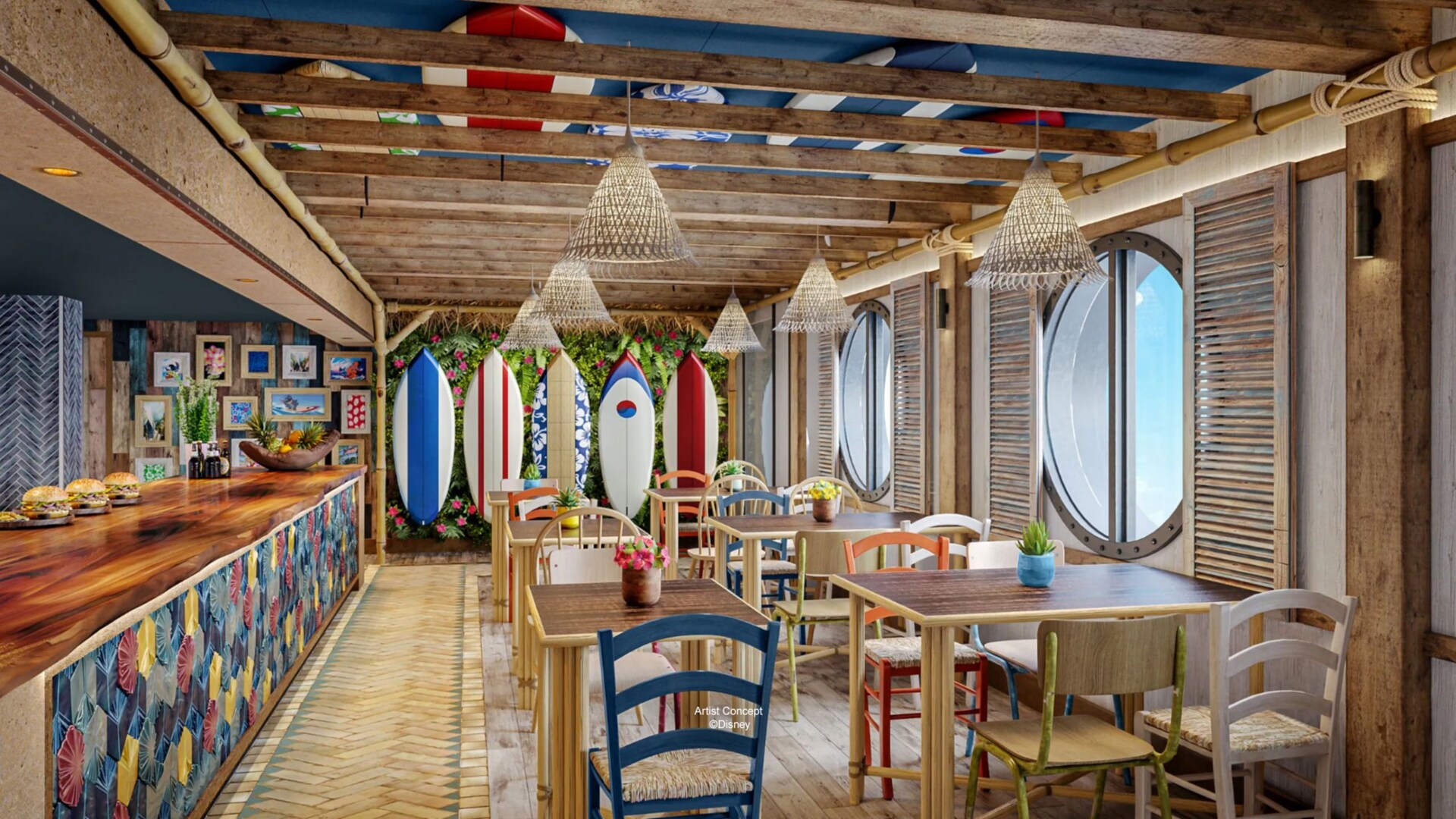 Stitch's Ohana Grill | Disney Cruise Line