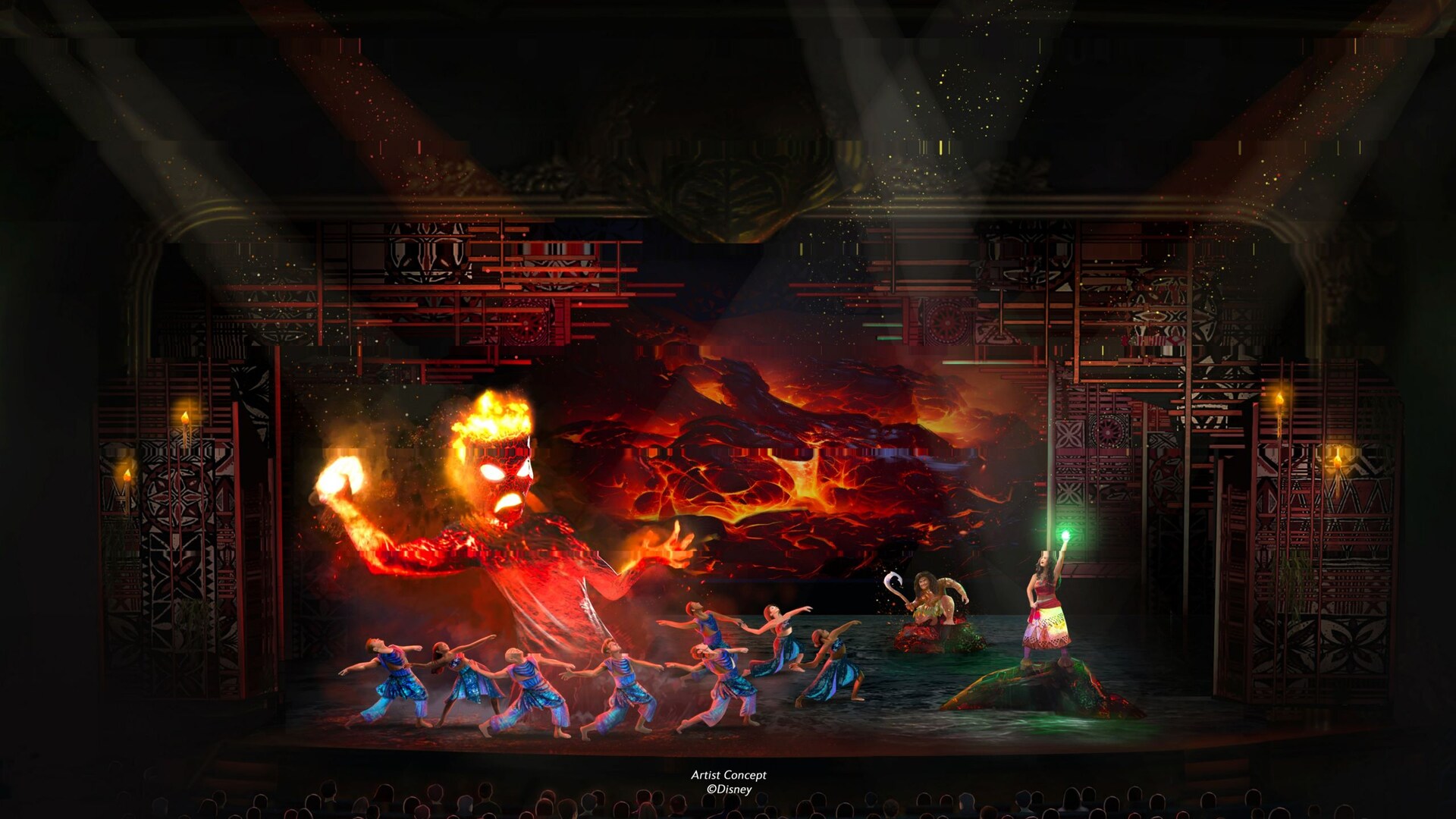 Disney Treasure's 'The Tale of Moana' Stage Show | Disney Cruise Line