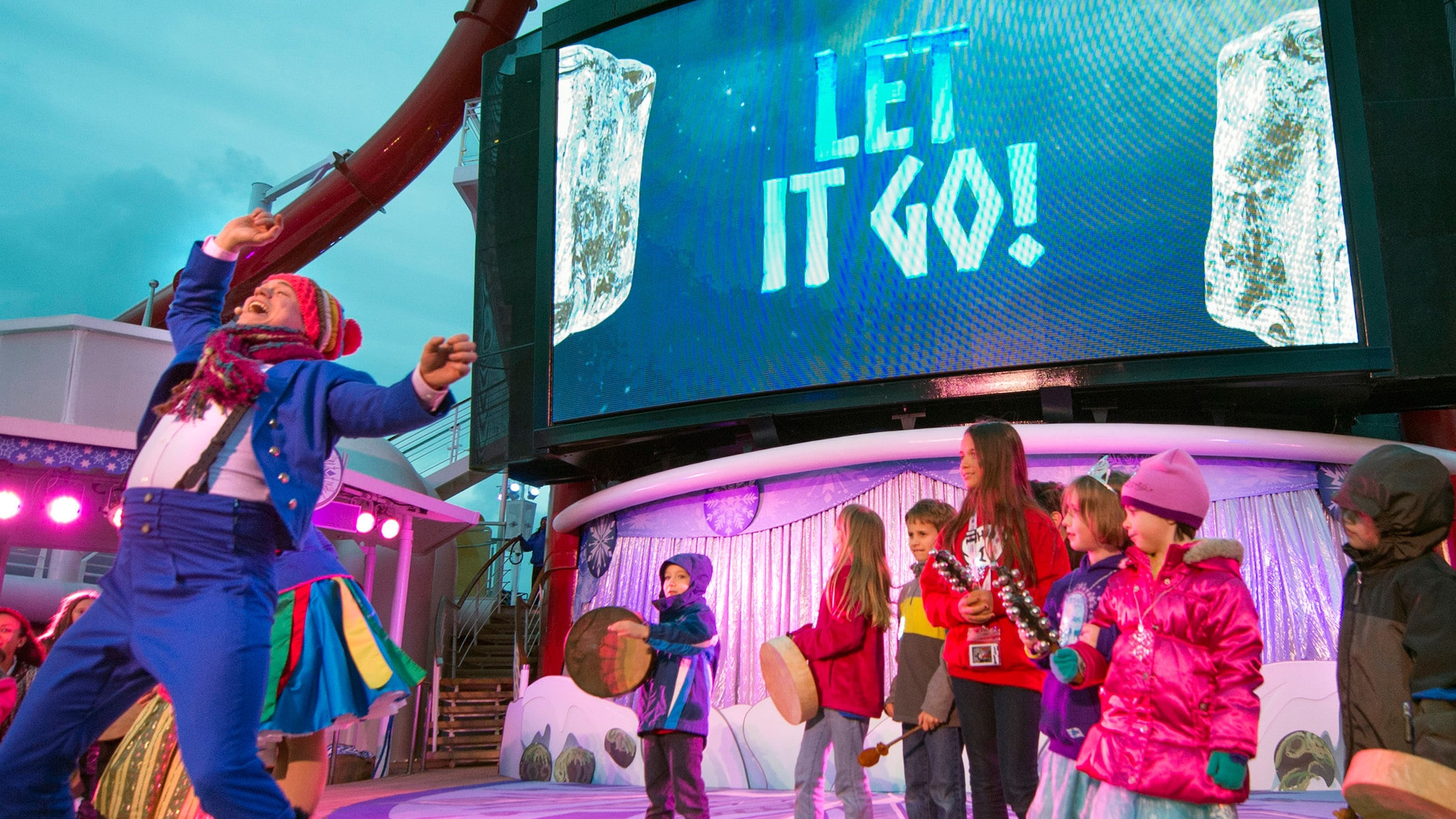 Frozen Deck Party | Deck Parties | Disney Cruise Line