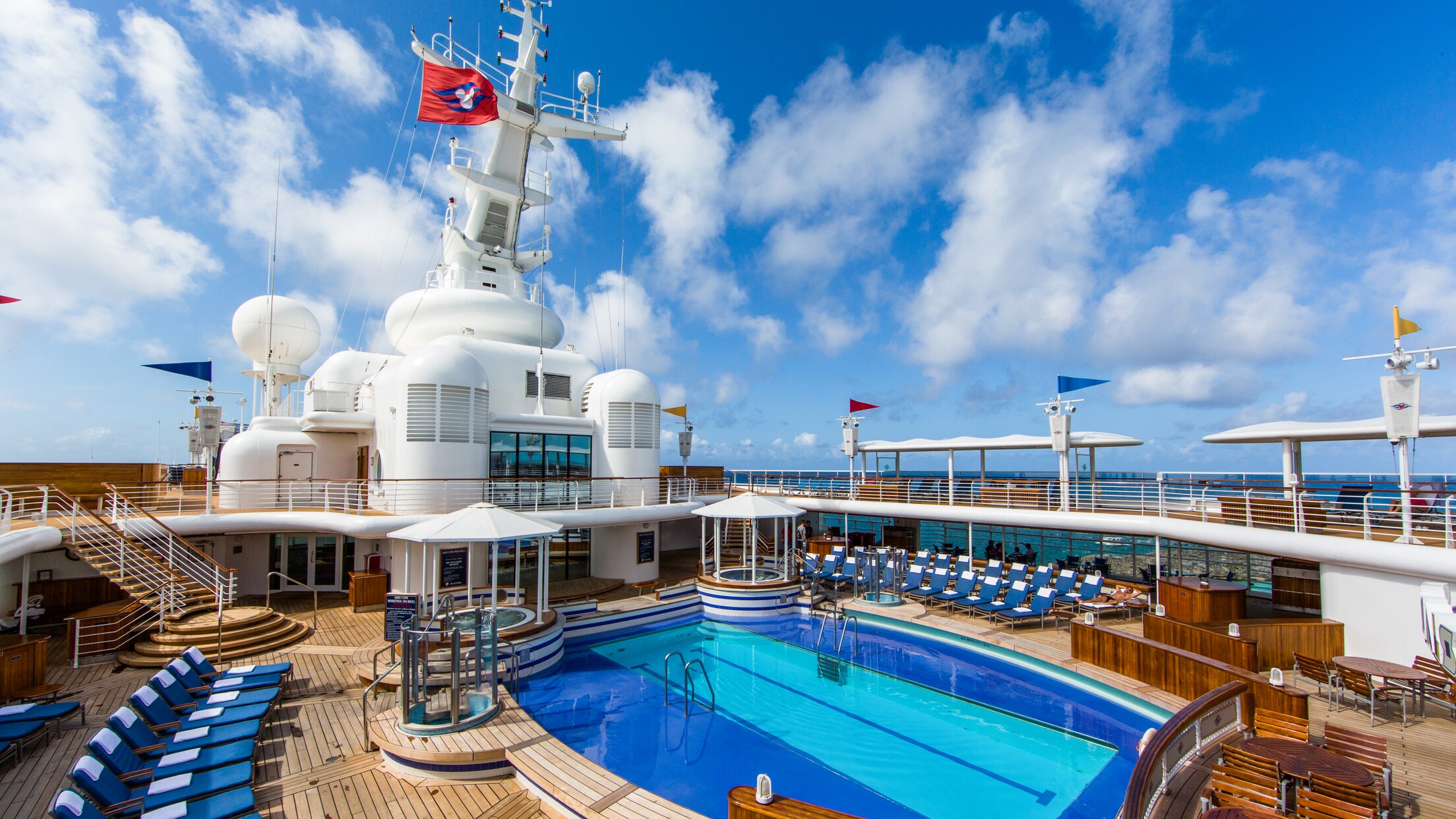 disney magic pool deck