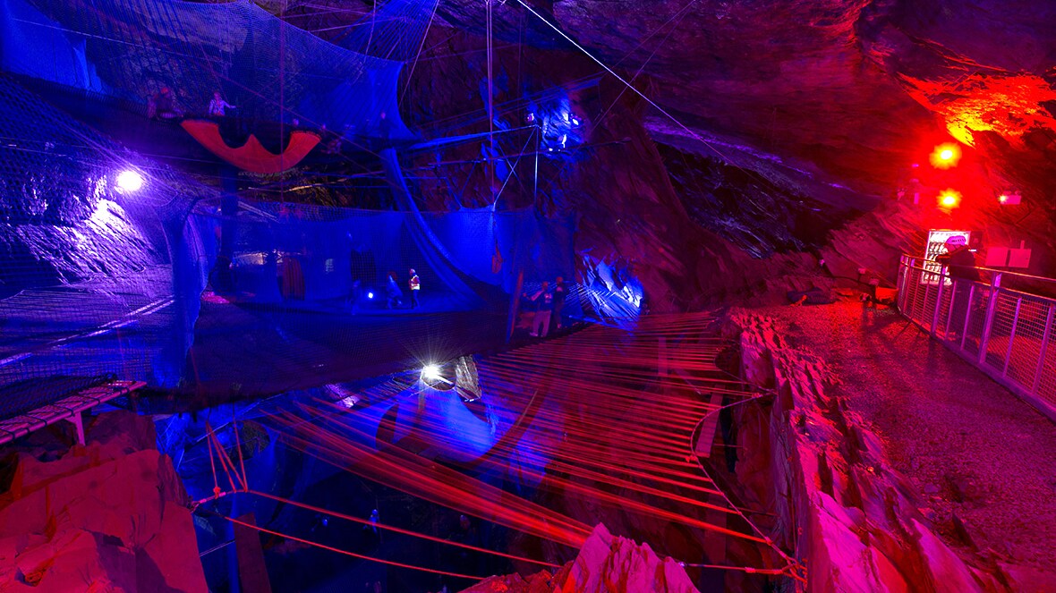 Underground Cave Trampoline Adventure | Disney Cruise Line