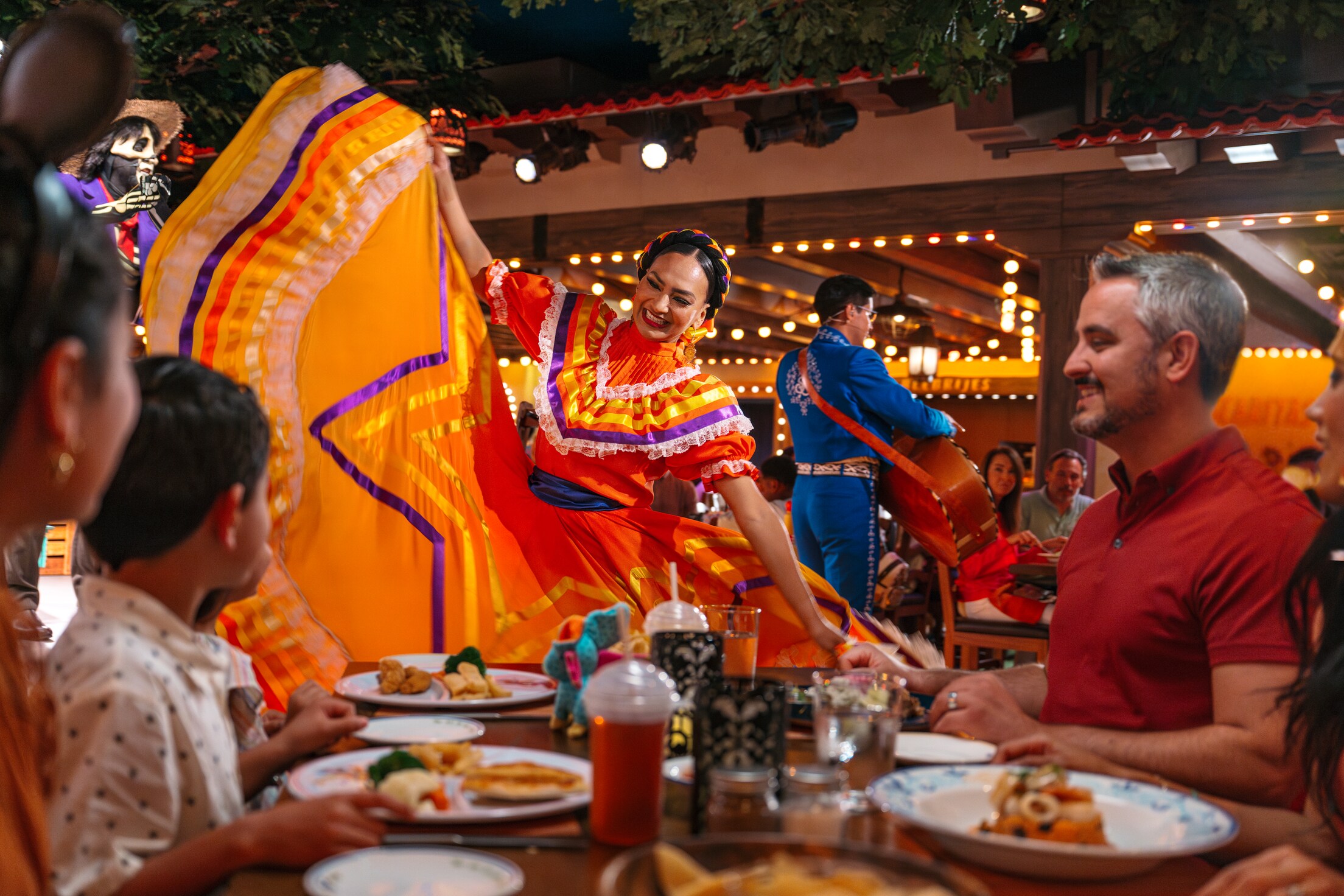 Plaza de Coco Restaurant on the Disney Treasure | Disney Cruise Line