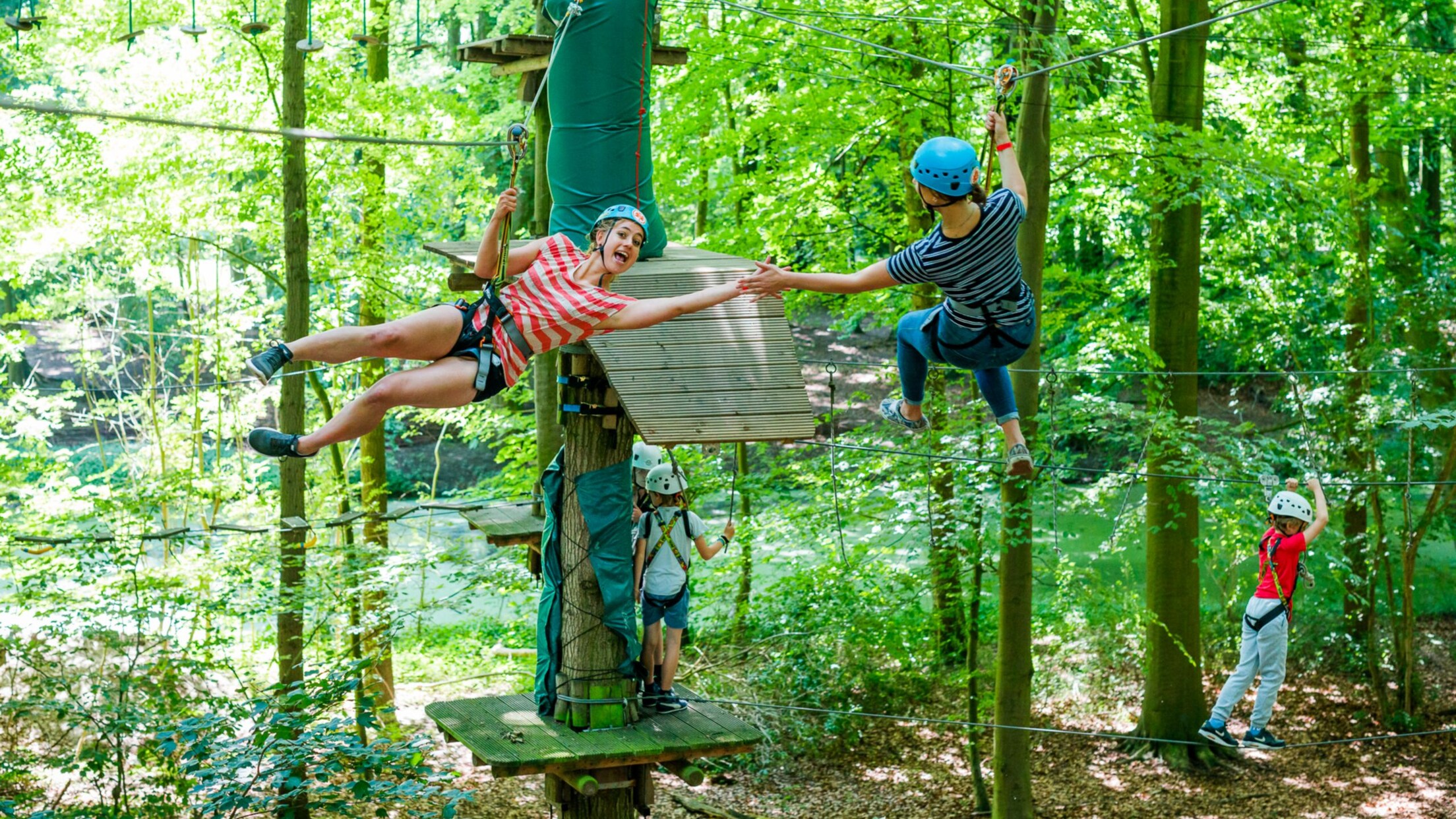 Climbing at Fun Forest Amsterdam | Port Adventures | Disney Cruise Line