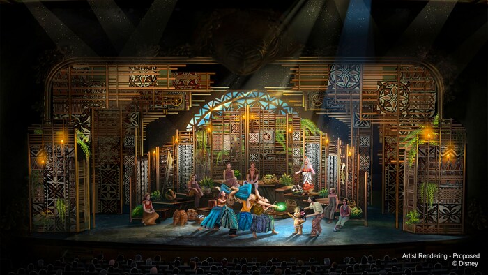 Disney Treasure's 'The Tale of Moana' Stage Show | Disney Cruise Line