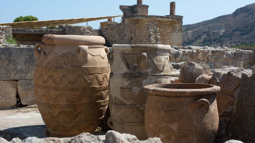 Knossos Palace & Arolithos Village Tour with Family Activity from Crete ...