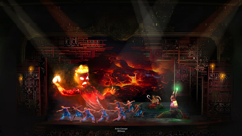 Disney Treasure's 'The Tale of Moana' Stage Show | Disney Cruise Line