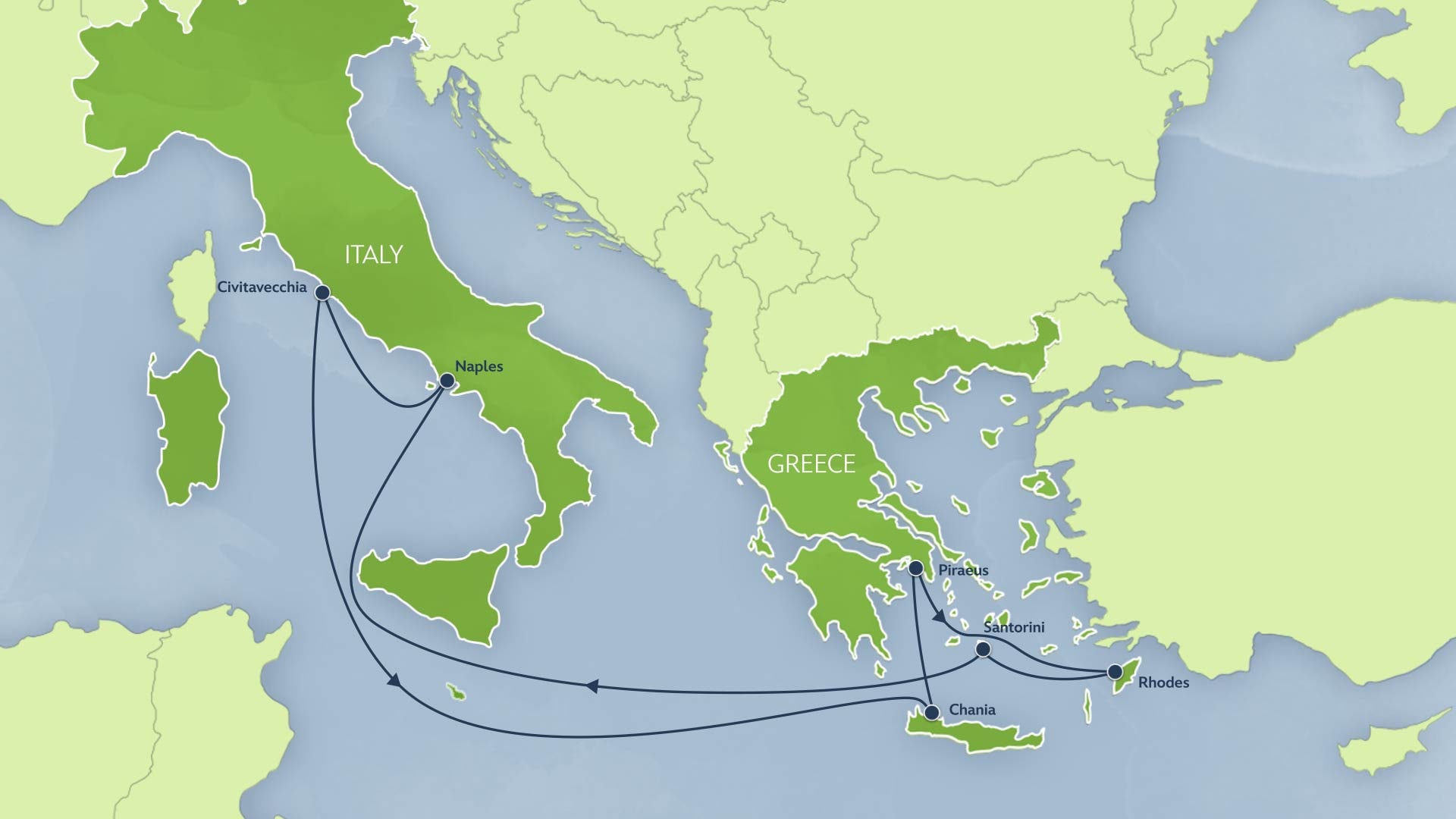 9-Night Mediterranean with Greek Isles Cruise from Civitavecchia (Rome ...